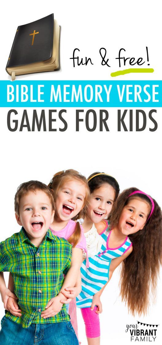 21 Fun Bible Memory Verse Games - Alicia Michelle